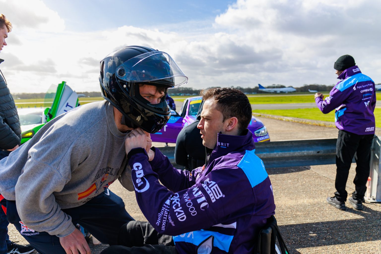 Paralympic rowers move from the water to the race track - TEAM BRIT