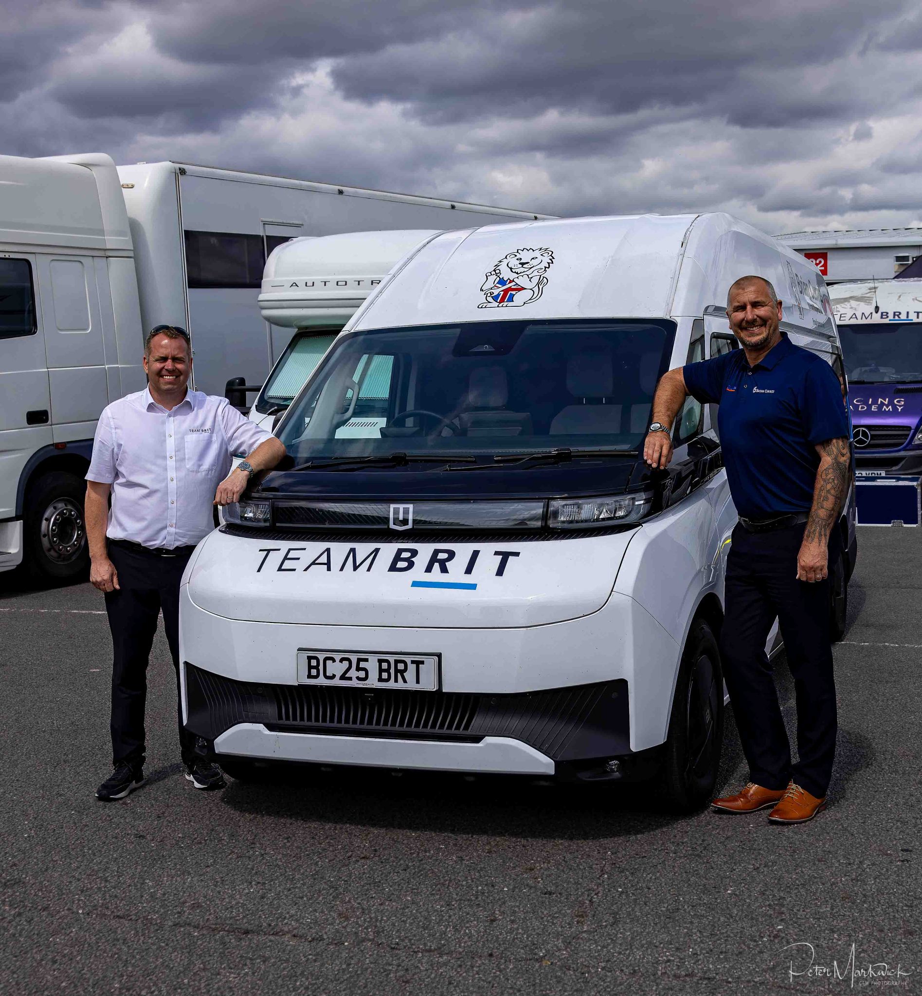 New electric van joins our fleet thanks to Brian Currie - TEAM BRIT